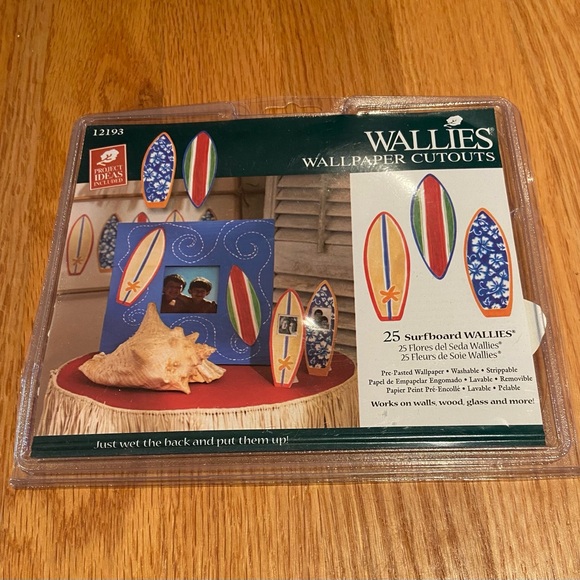 Wall Decor | New In Package Wallies Wallpaper Cutouts 25 Surfboards ...